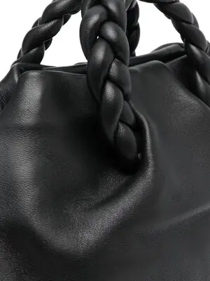 Hereu Bombon Braided Leather Handbag