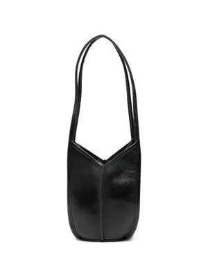 Hereu Calella Leather Bucket Bag - Black
