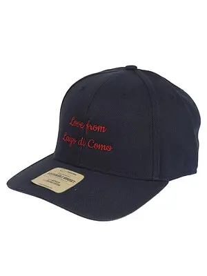 TESSABIT PRIVATE LABEL Love From Lago Di Como Baseball Cap - Blue
