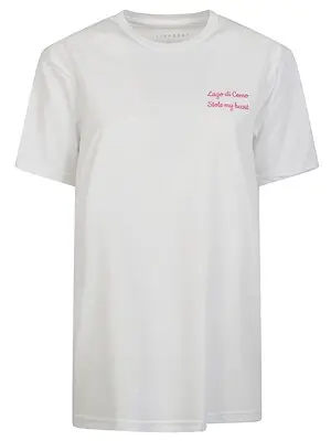TESSABIT PRIVATE LABEL Lago Di Como Stole My Heart T-shirt - White