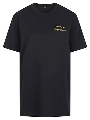 TESSABIT PRIVATE LABEL Meet Me At Lago Di Como T-shirt - Blue