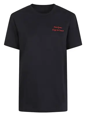 TESSABIT PRIVATE LABEL Love From Lago Di Como T-shirt - Blue