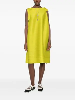 Issey Miyake Pleated Midi Dress