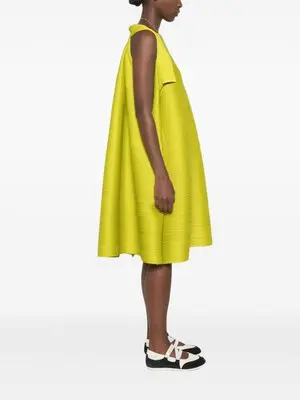 Issey Miyake Pleated Midi Dress