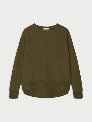 BY MALENE BIRGER By Malene Birger Biagiorms Wool-Mohair Blend Relaxed Fit Sweater Hunt