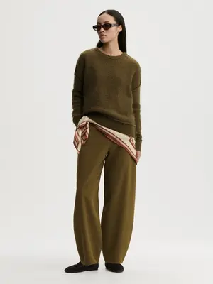 BY MALENE BIRGER Biagiorms Wool-mohair Blend Relaxed Fit Sweater - Hunt