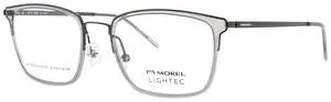 LIGHTEC-MOREL Metal & Plastic Eyeglasses 30179l With Case - In Description