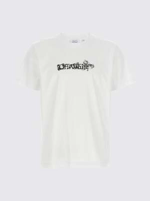 Off-White Allover Frame Slim Short Sleeve T-shirt - White