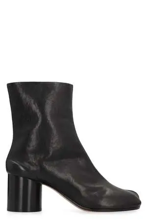 MAISON MARGIELA Tabi Cleft-toe Ankle Boots With Cylindrical Block Heel