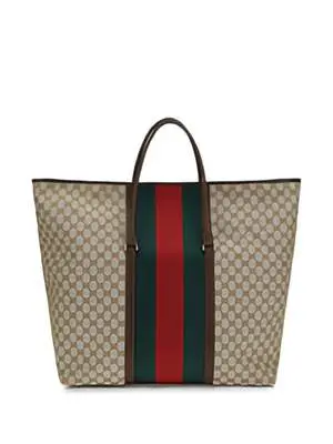 Gucci Leather-style Tote Handbag - Sand