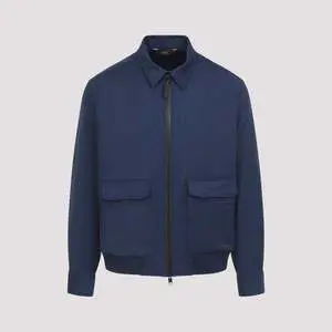 Brioni Buttoned Wool Jacket - Blue