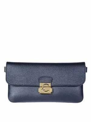 COCCINELLE Mini Lock Crossbody Bag - Nero