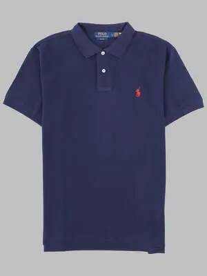 Polo Ralph Lauren 100% Cotton Polo Shirt - Blue