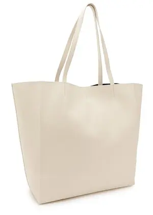 TOTEME Roam Leather Tote - Stone