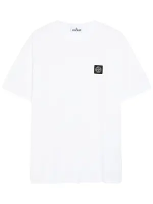 Stone Island Compass Logo Cotton T-shirt