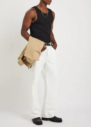WON HUNDRED Ribbed Stretch-cotton Tank Top
