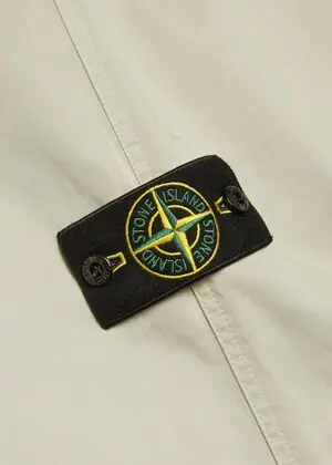 Stone Island Logo Stretch-cotton Trousers