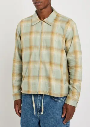 FORET Loft Checked Cotton Overshirt
