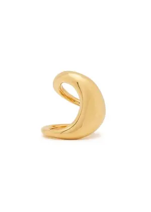 Chloé Sculptural Brass Ring - Gold