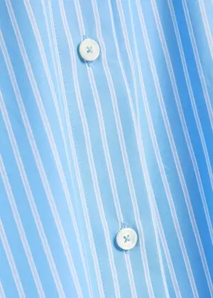 TOTEME Striped Cotton-poplin Shirt