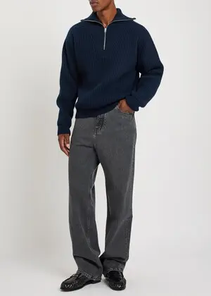 JIL SANDER Straight-leg Washed Denim Jeans