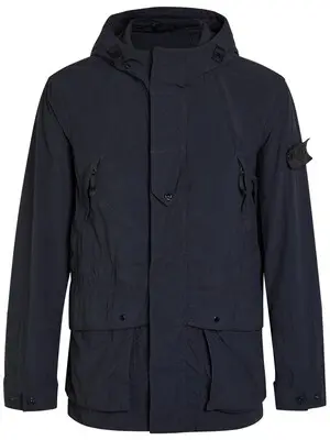 Stone Island Ghost Hooded Nylon Parka Jacket