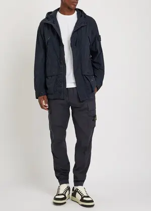 Stone Island Ghost Hooded Nylon Parka Jacket