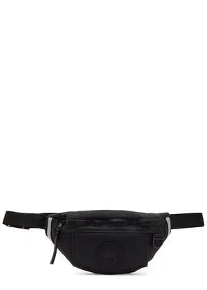 Canada Goose Logo Appliquéd Nylon Belt Bag - Black