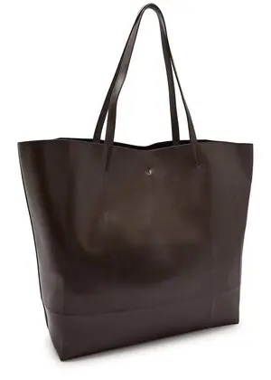 TOTEME Leather Tote Bag - Brown
