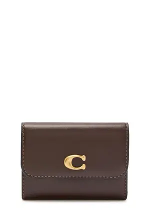 COACH Essential Logo Leather Wallet - Brown