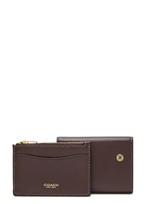 COACH Essential Logo Leather Wallet