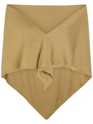 TOTEME Large Knitted Triangle Scarf - Sand