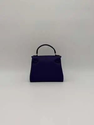 Hermès Kelly Doll Bag In Dune Swift Leather With Palladium Hardware