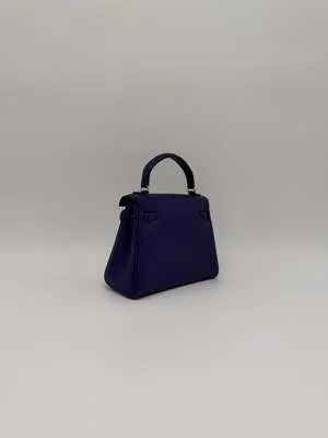 Hermès Kelly Doll Bag In Dune Swift Leather With Palladium Hardware