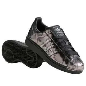 Adidas Superstar Ii "black Silver" Sneakers - Black/silver