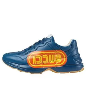 Gucci Gucci Rhyton Print Sneakers Blue
