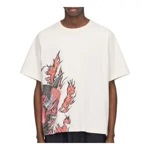 Adidas X Y-3 Graphic T-shirt Asia Sizing - Chalk White