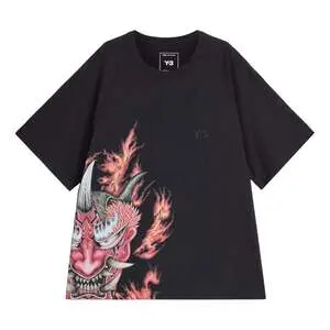 Adidas X Y-3 Graphic T-shirt Asia Sizing - Black
