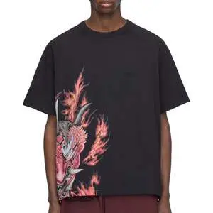 Adidas X Y-3 Graphic T-shirt Asia Sizing - Black