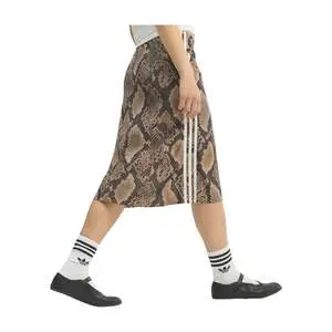 Adidas Snake Print Satin Skirt