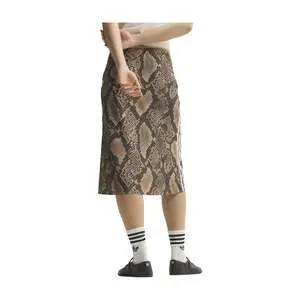 Adidas Snake Print Satin Skirt