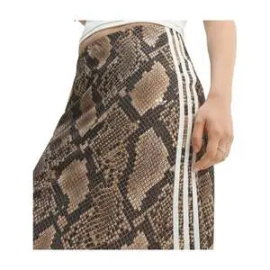 Adidas Snake Print Satin Skirt