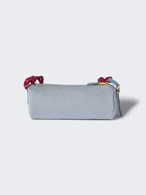 Miu Miu Gabardine Pouch Bag - Blue