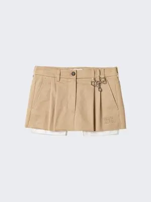Miu Miu Chino Mini Skirt Cord