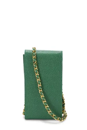 Chanel Caviar Phone Holder