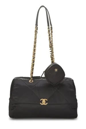 Chanel Satin Bowling Flap Bag