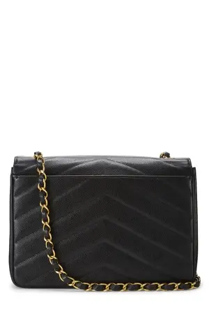 Chanel Caviar Chevron Flap