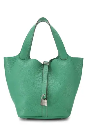 Hermès Clemence Picotin Lock 22 - Menthe