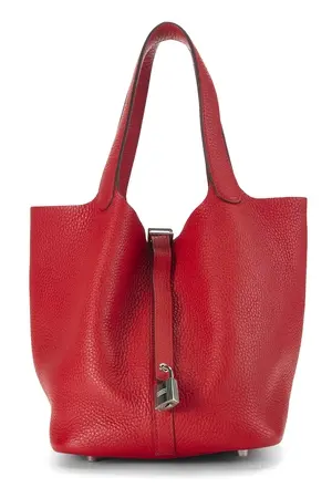 Hermès Hermès Clemence Picotin Lock 22 Red