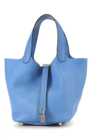 HERMÈS Hermès Clemence Picotin Eclat Lock 18